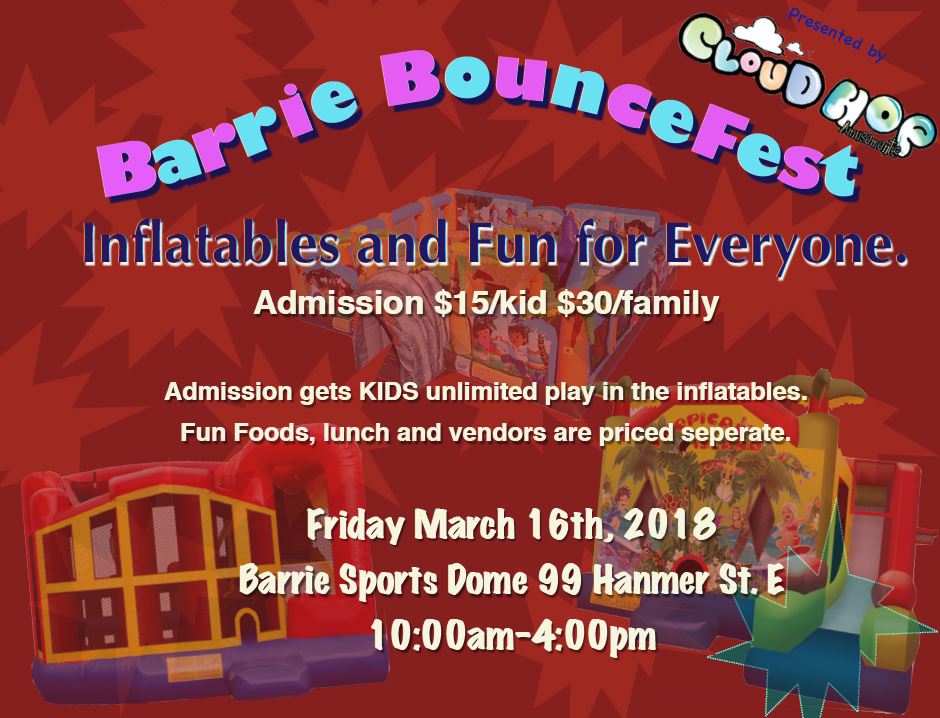 Win Tickets to Barrie BounceFest! | 93.1 Fresh Radio