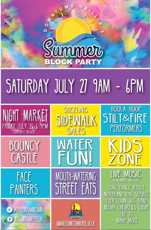 Downtown Orillia’s Night Market and Summer Block Party | 93.1 Fresh Radio